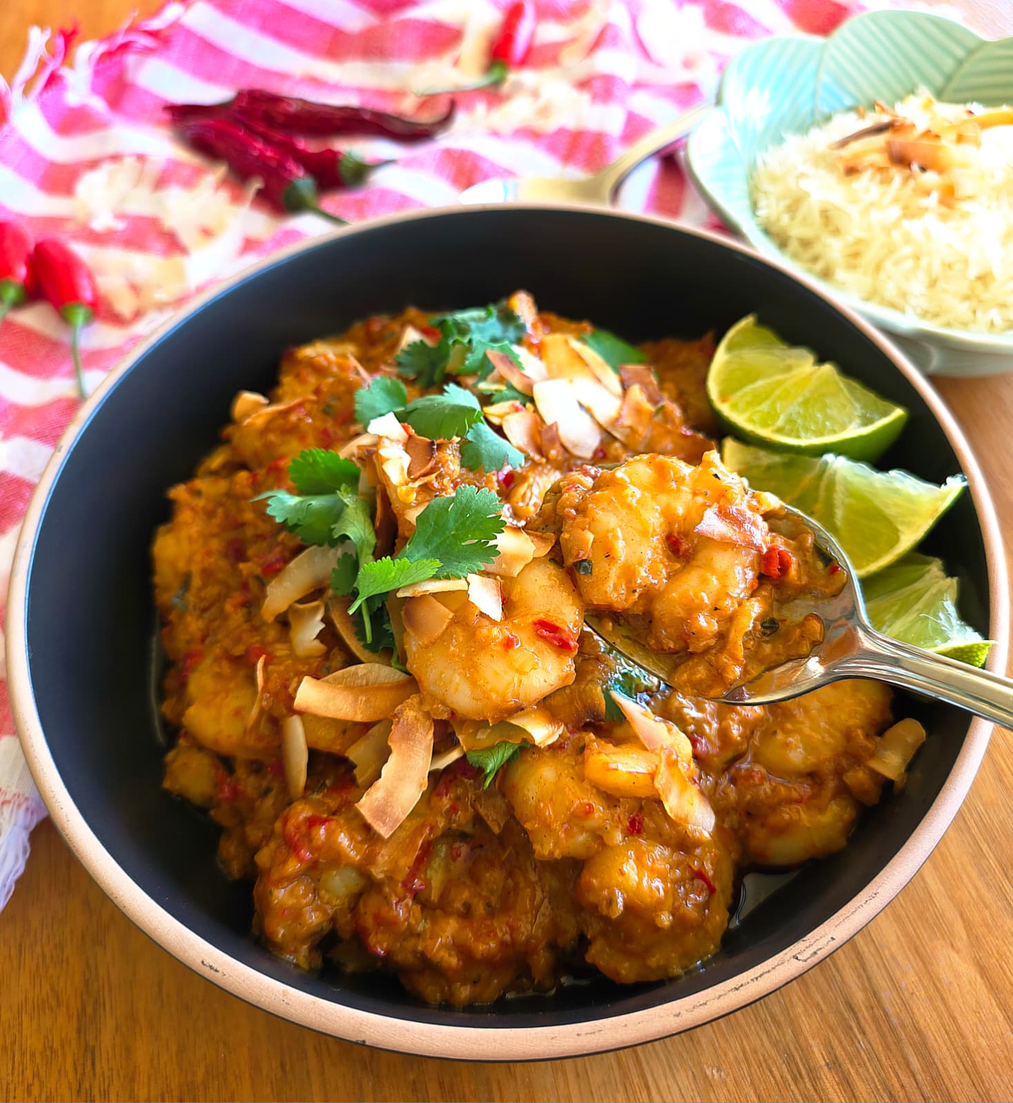 Sticky Coconut Chilli Prawns Recipe (20 Minutes!) - NurtureNosh